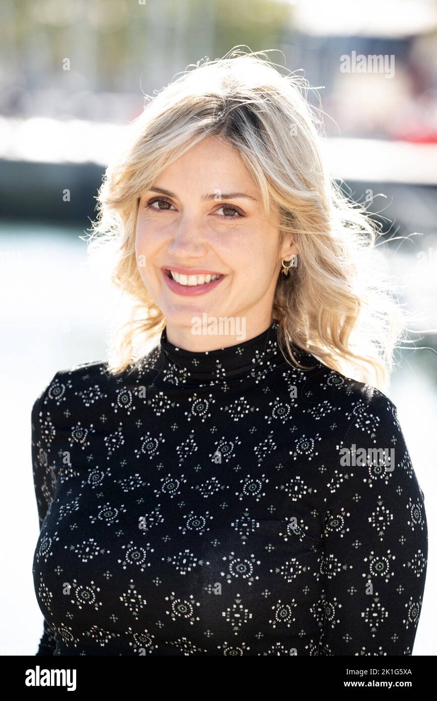 Sabine Perraud attends the Ici tout commence photocall during the La ...