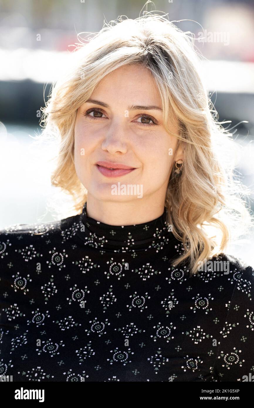 Sabine Perraud attends the Ici tout commence photocall during the La ...