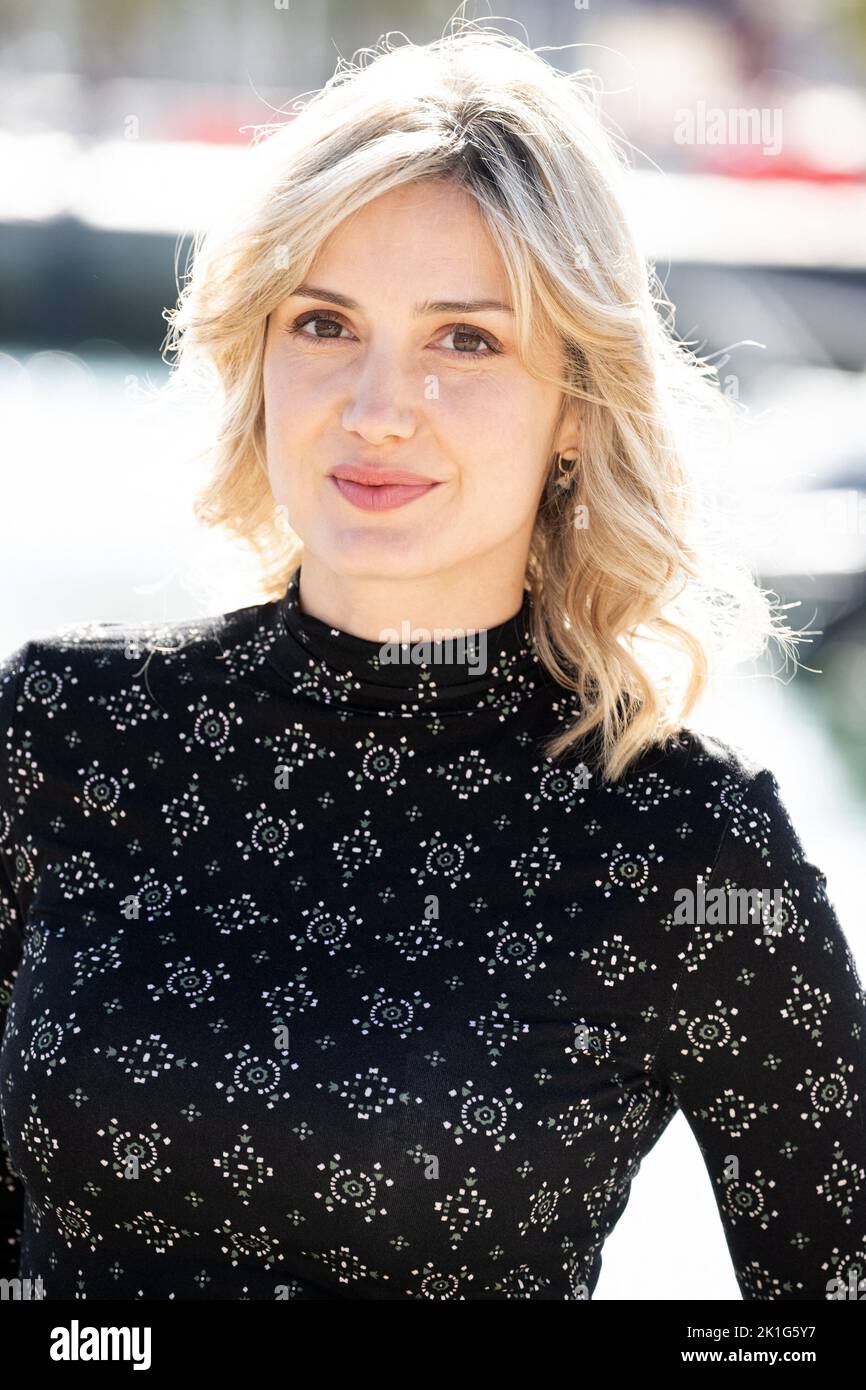 Sabine Perraud attends the Ici tout commence photocall during the La ...