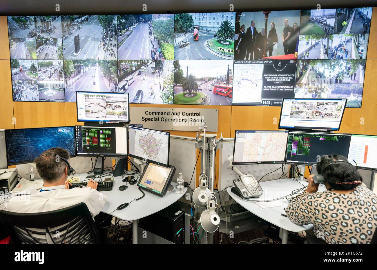 CCTV cameras inside the Metropolitan Police's Specialist Operations ...