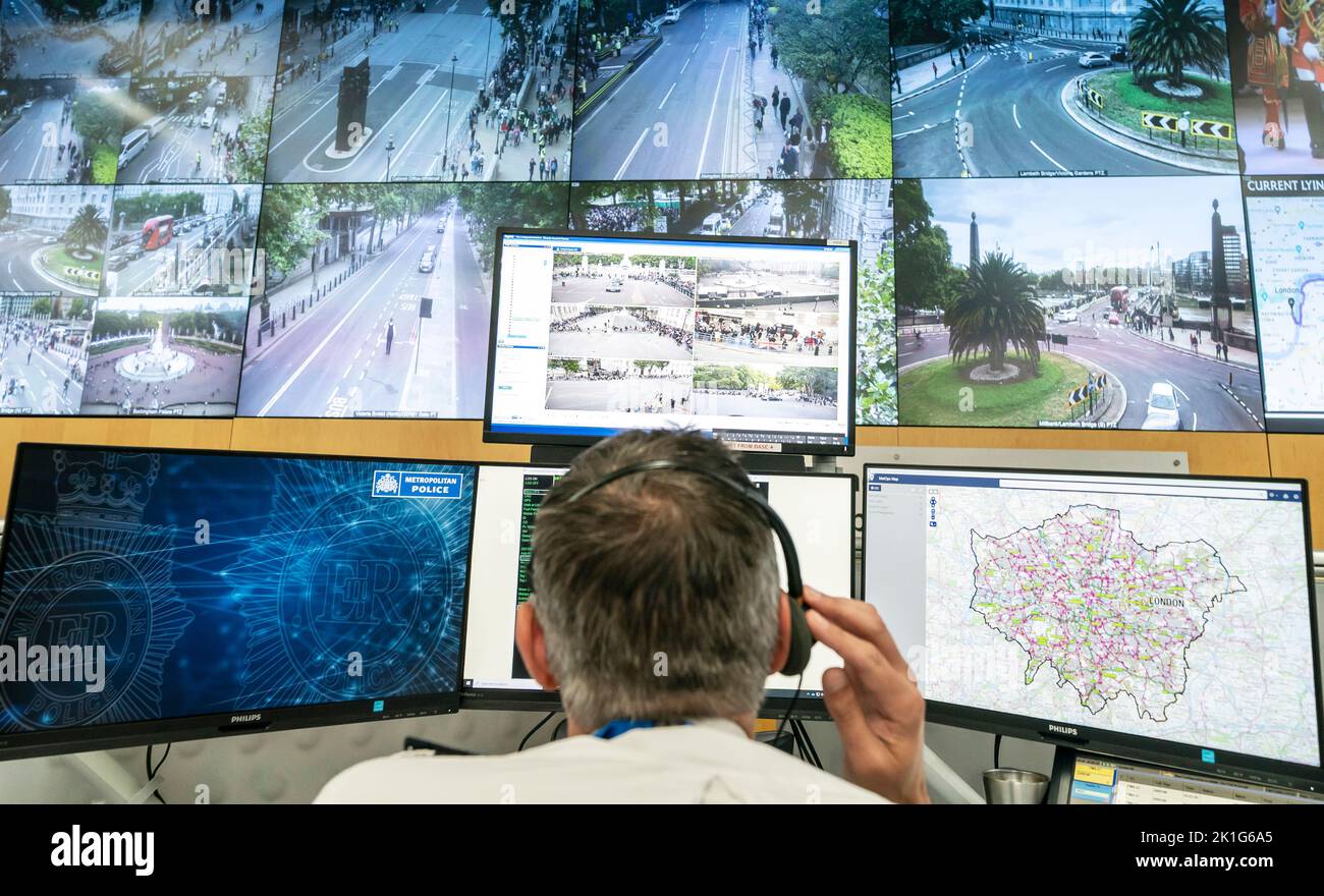 CCTV cameras inside the Metropolitan Police's Specialist Operations ...
