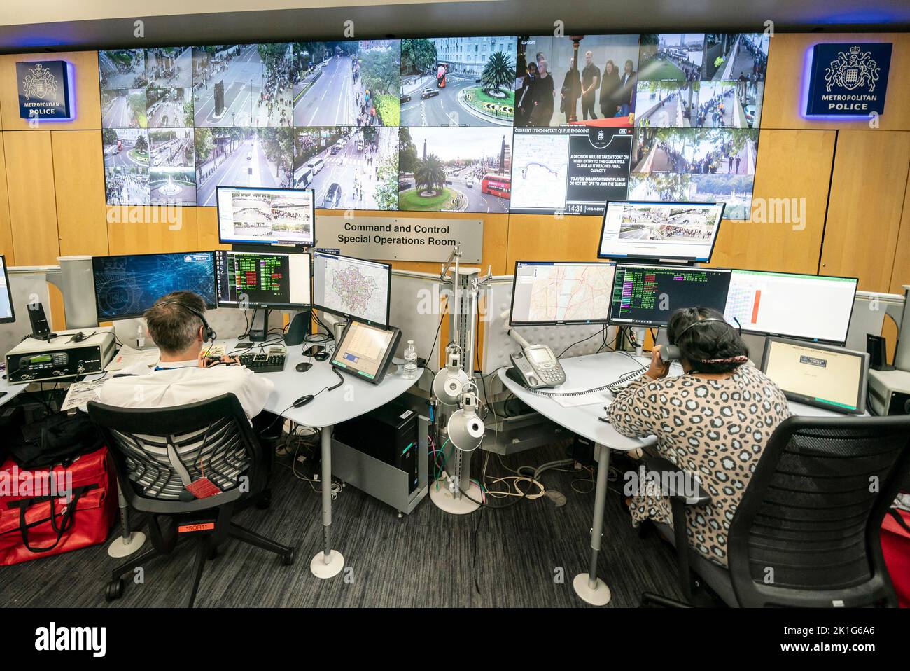 CCTV cameras inside the Metropolitan Police's Specialist Operations ...