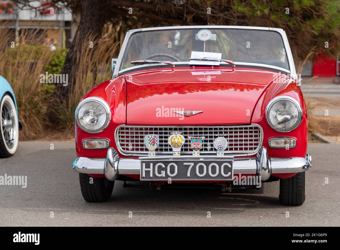 1965 Austin Healey Sprite on show on Marine Parade, Southend on Sea ...