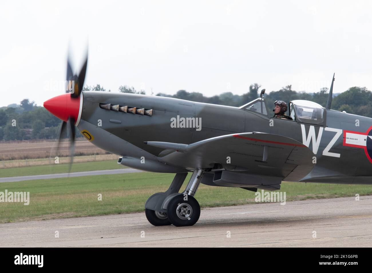 Supermarine Spitfires taking off to form the big wing flying display at ...