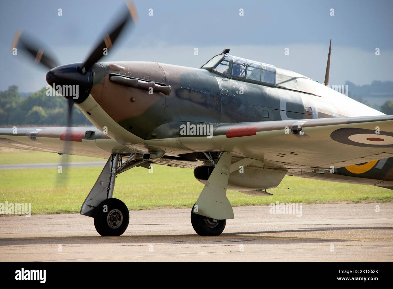 Supermarine Spitfires and Hurricanes taking off to form the big wing ...