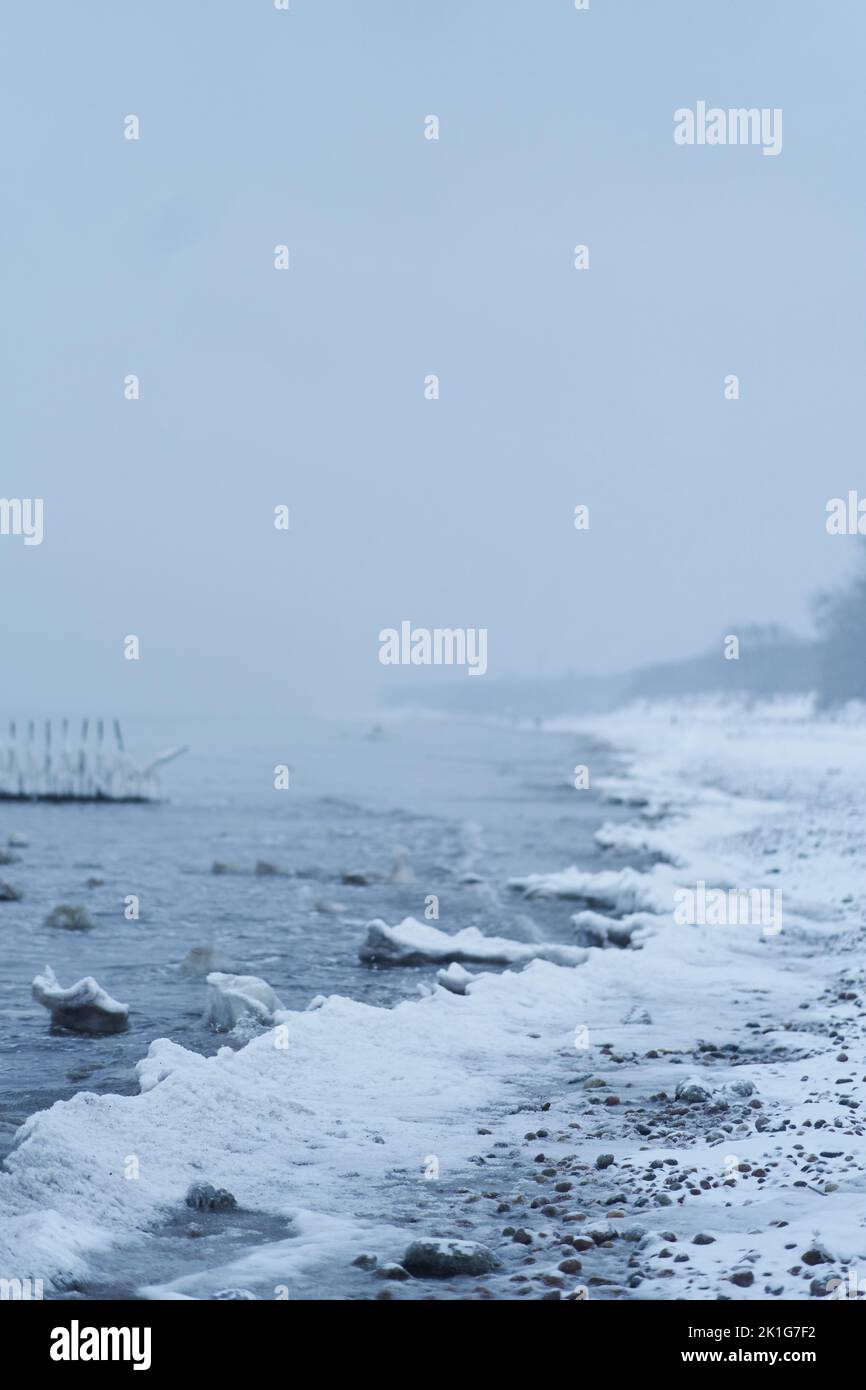 Baltic sea beach winter hi-res stock photography and images - Alamy