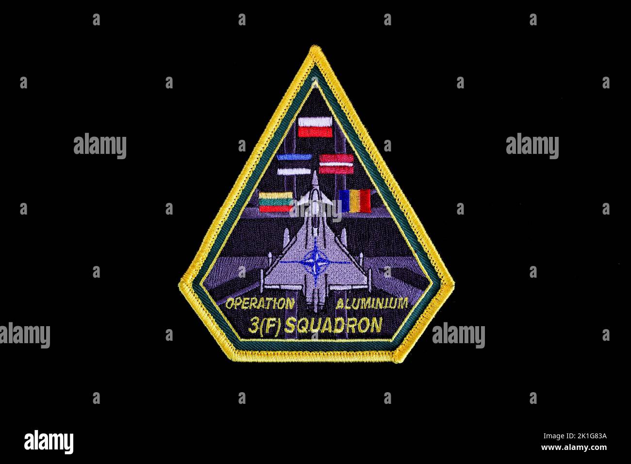 3(F) Squadron Op Aluminium Spearhead Patch Stock Photo - Alamy