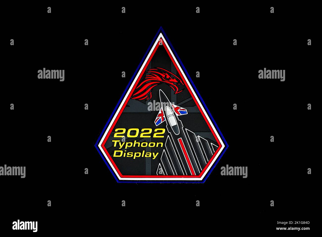 2022 Typhoon Display PVC Patch Stock Photo - Alamy