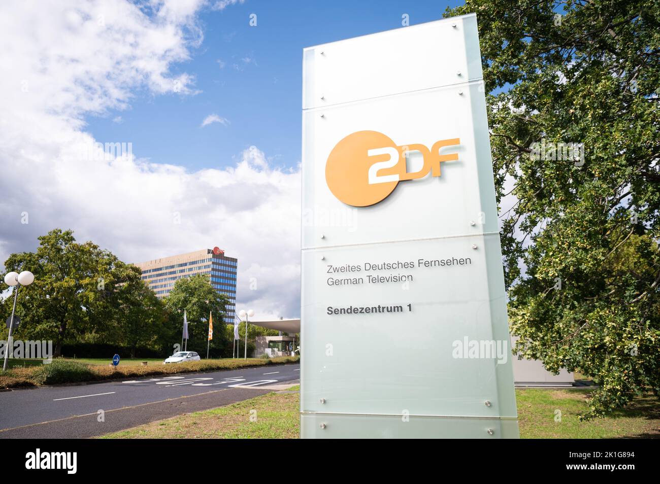 Mainz, Germany. 16th Sep, 2022. The broadcasting center of the Second ...