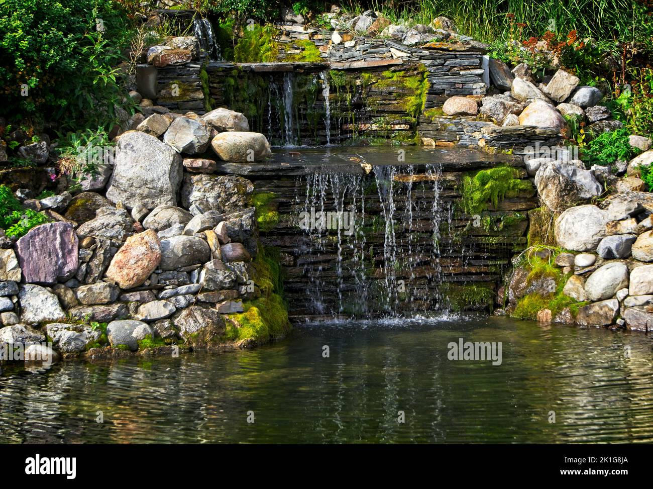 Cascades of Time Garden Banff Alberta Stock Photo - Alamy