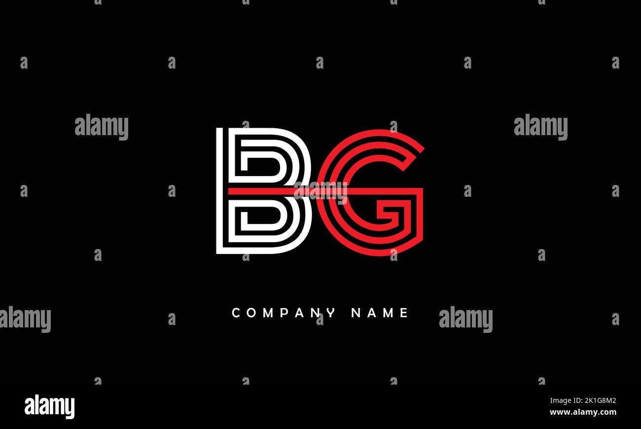 BG, GB Abstract Letters Logo Monogram Stock Vector Image & Art - Alamy
