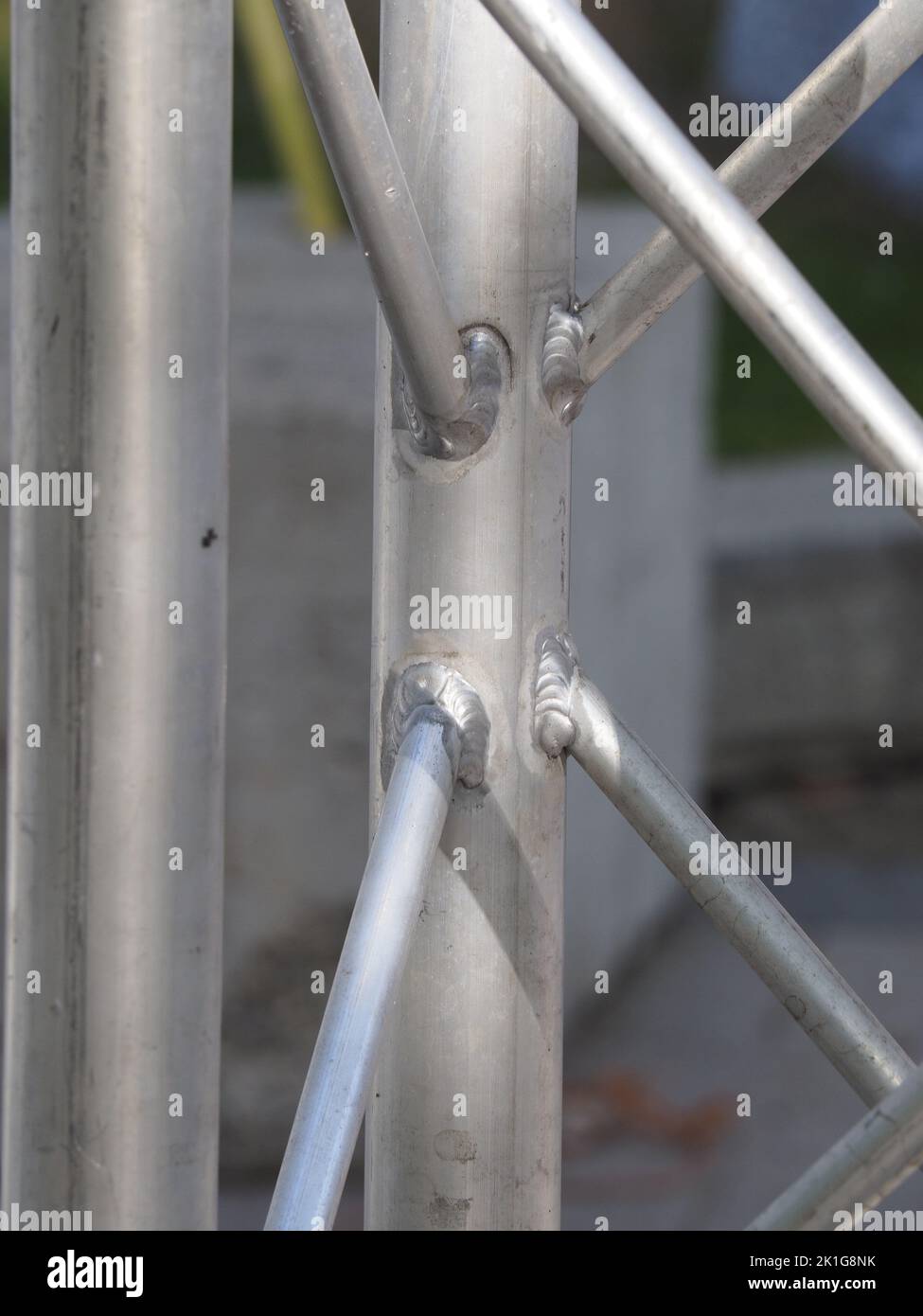 welded metal structure. Concept of engineering and architecture Stock ...
