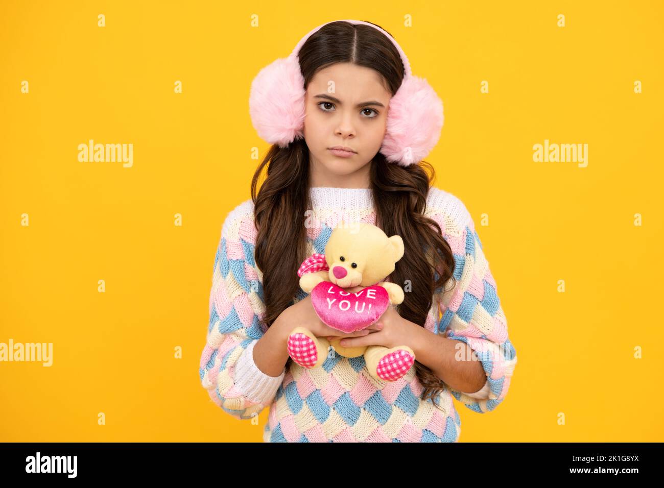 Cheerful teen child hold toy. Happy childhood. Kid playing toy ...