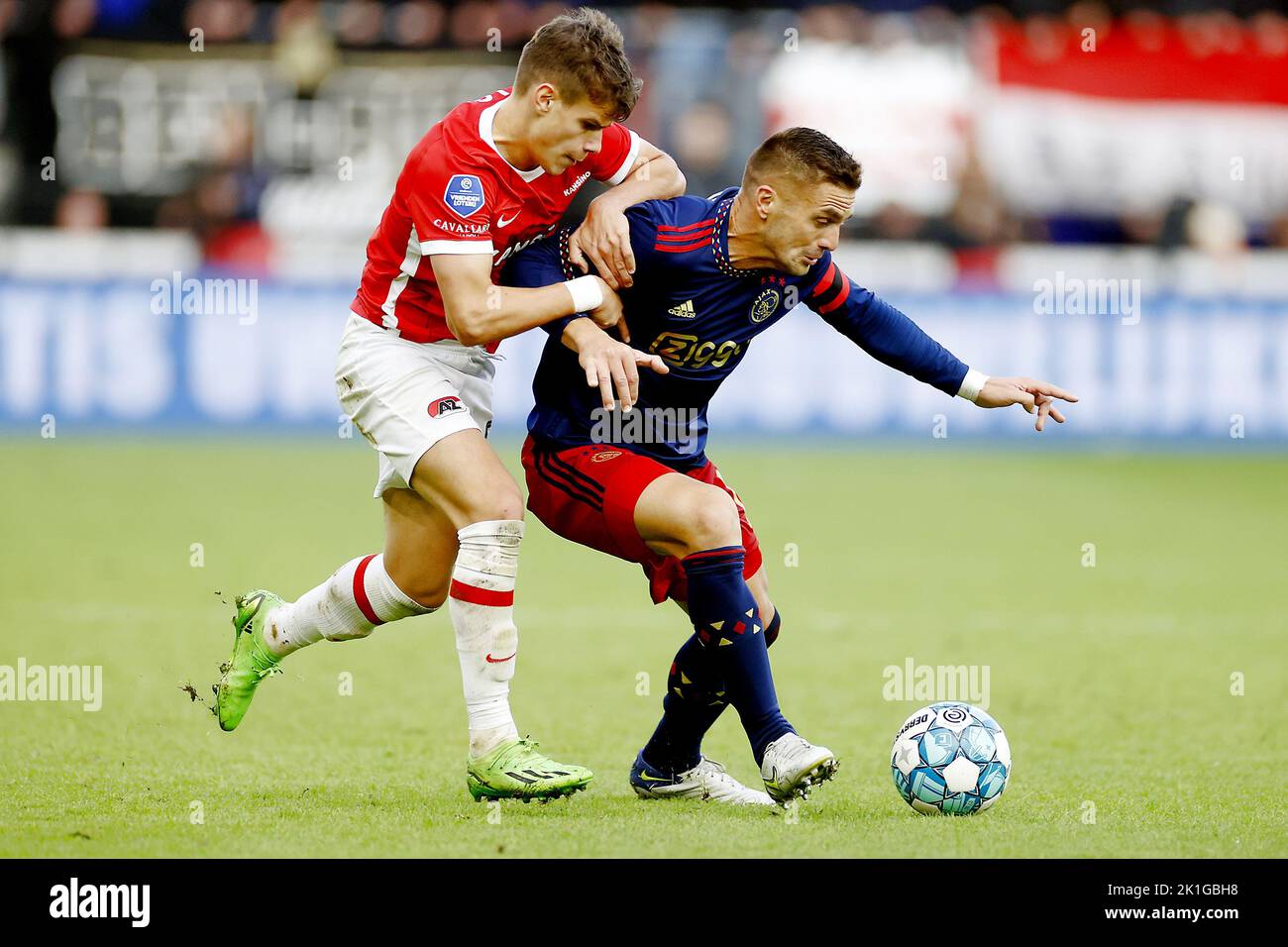 ALKMAAR, 18-09-2022, AFAS Stadium. Dutch football, Eredivisie, season ...