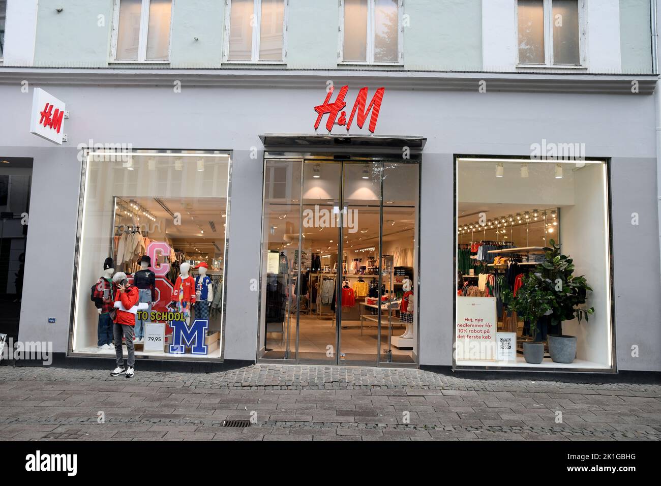 Copenhagen /Denmark/18 Sepember 2022/ Swedish retial H&M store in ...