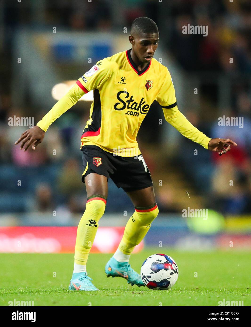 Watford’s Yaser Asprilla during the Sky Bet Championship match at Ewood ...