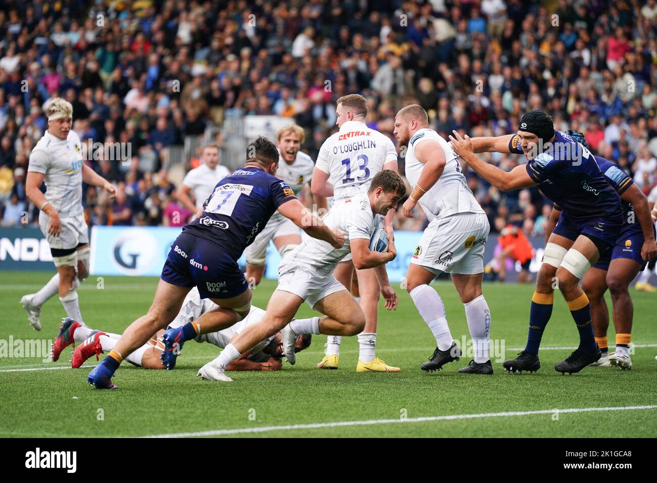 Jack maunder of exeter chiefs hi-res stock photography and images - Alamy