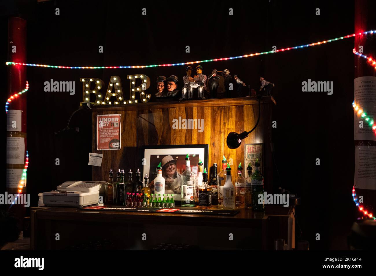 Britannia Panopticon Music Hall bar area, Glasgow, Scotland, UK Stock ...