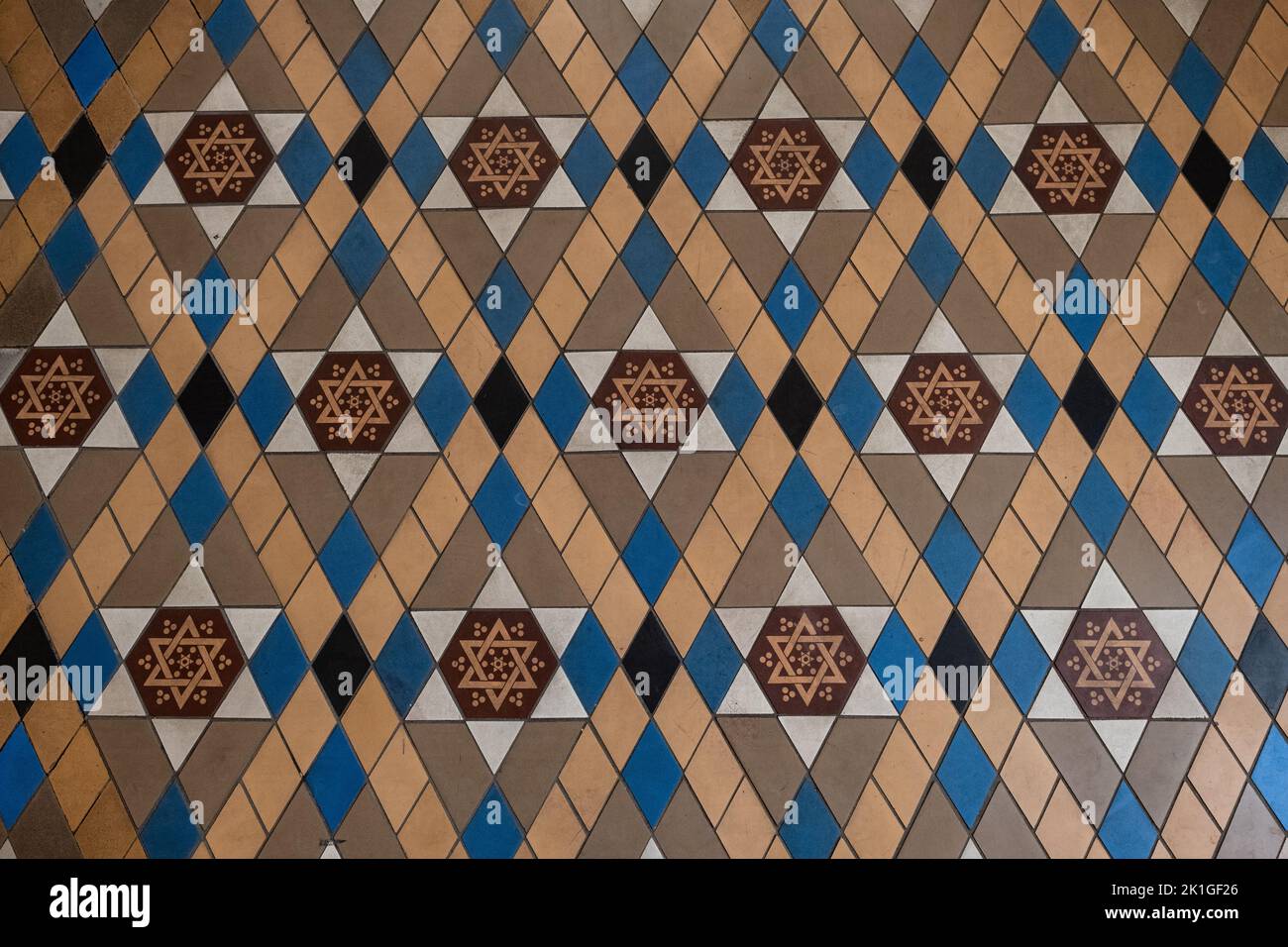 Star of david floor tiles hi-res stock photography and images - Alamy