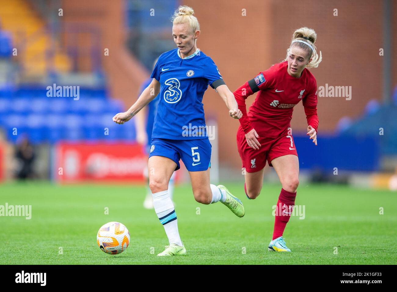 Sophie Ingle #5 of Chelsea Women in possession during the The Fa Women ...
