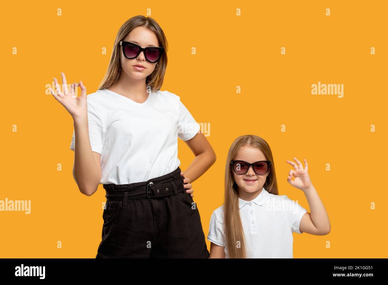 Family look. Summer fashion. Successful parenting. Stylish cool ...