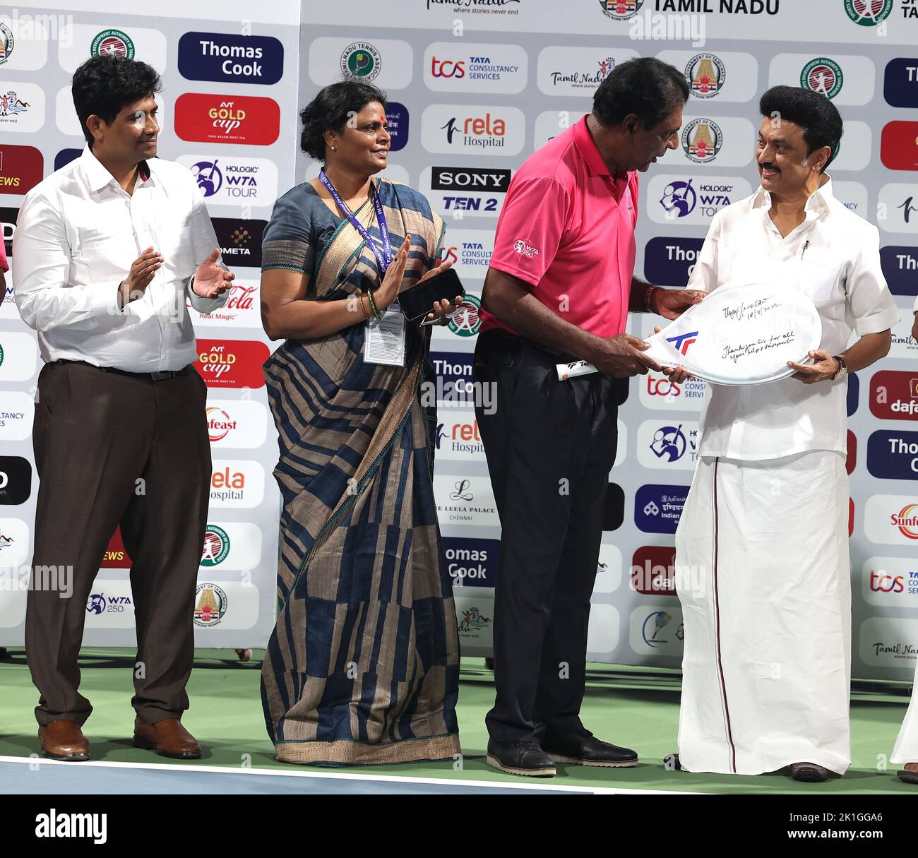 Chennai, India. 18th Sep, 2022. Chennai Open WTA 250: Magda LINETTE POL ...