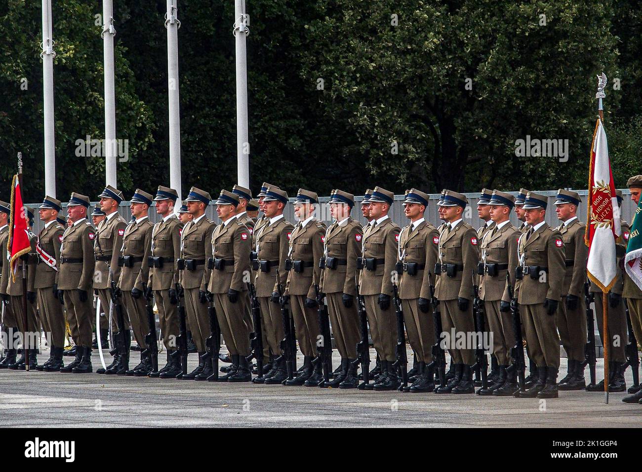 September 18, 2022, Warsaw, Poland, USA: A ceremony was held at the ...