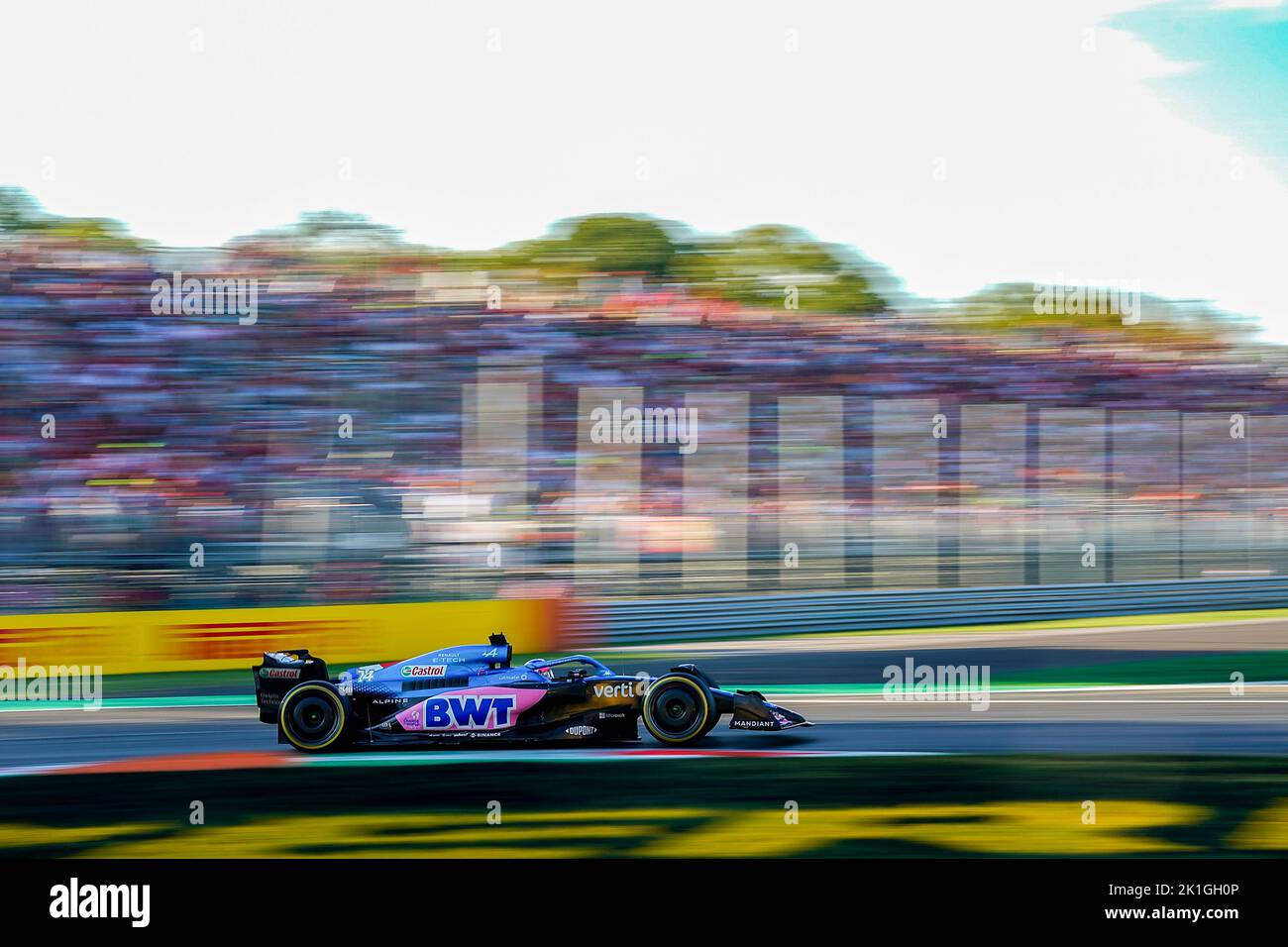 Fernando Alonso (SPA) Alpine A522 during Formula 1 Italian Grand Prix in Monza ITA, Sept 14 2022 ...