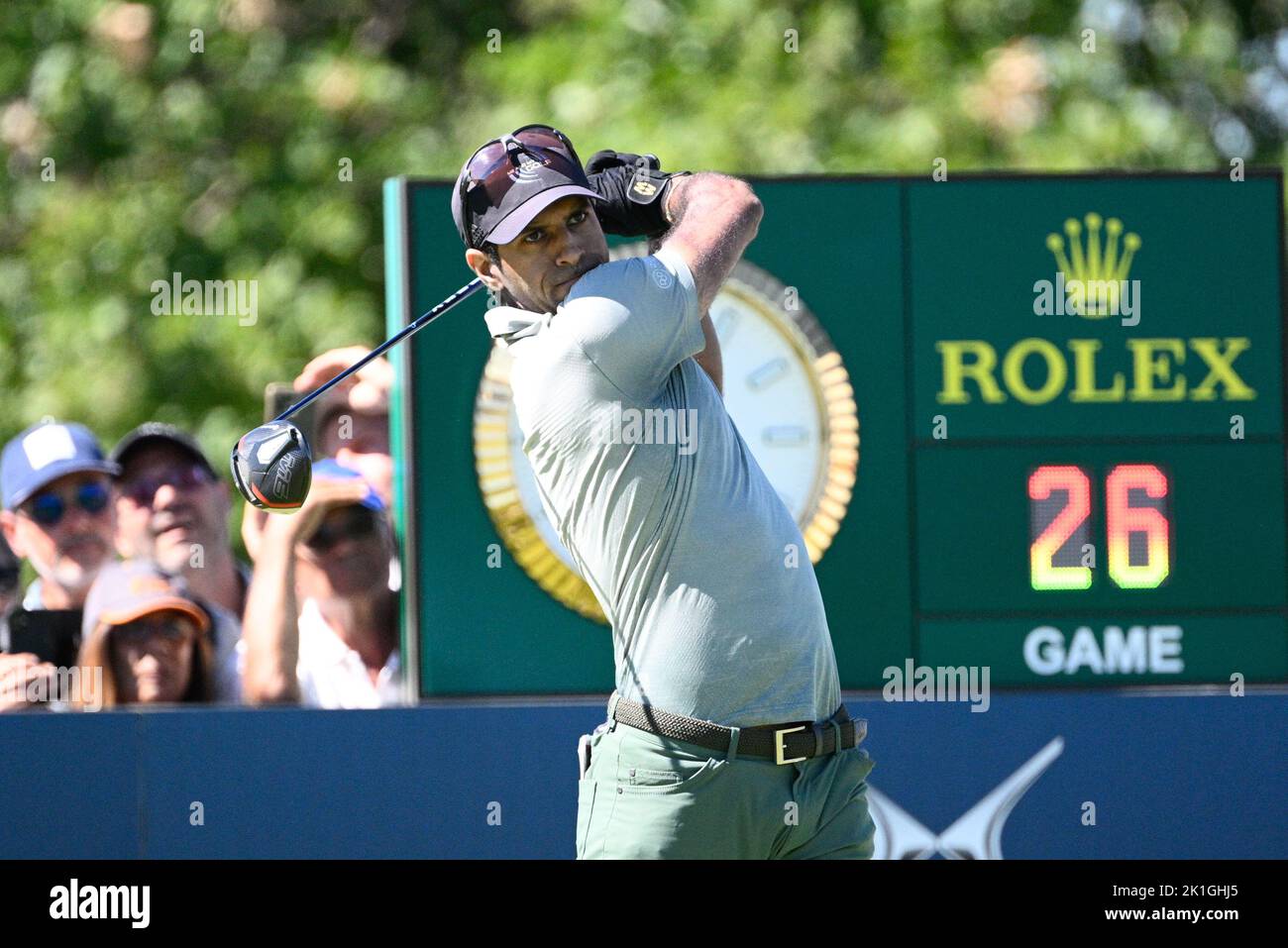 Aaron Rai (ENG) during the DS Automobiles Italian Golf Open 2022 at ...