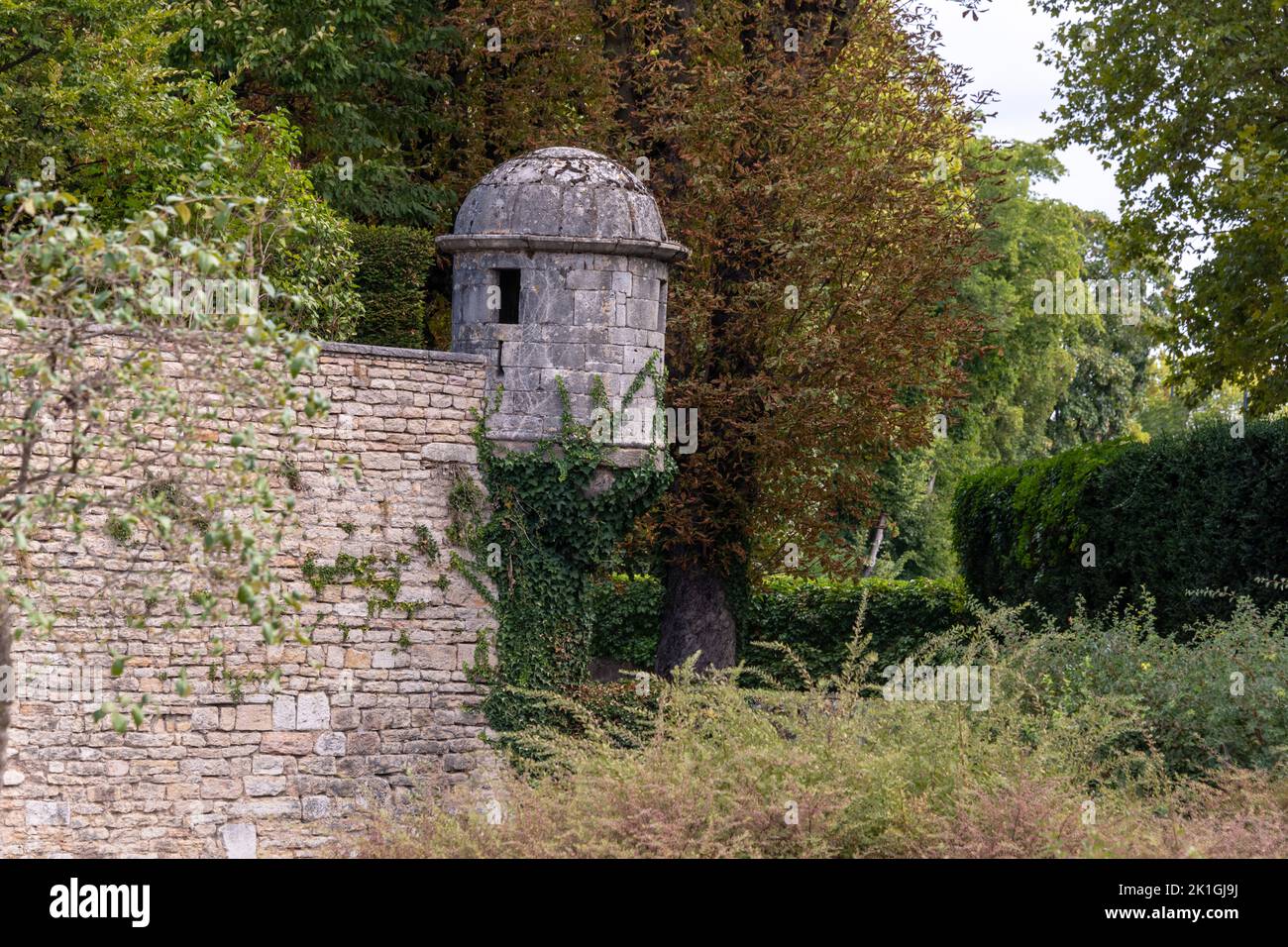 The Ramparts around the Old Town in Beaune, Burgundy, France Stock ...