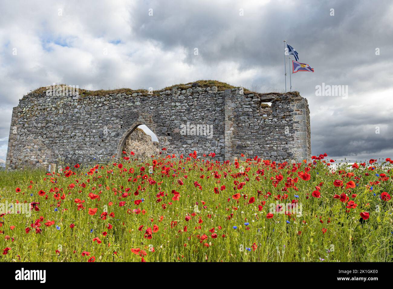 Castle Roy at Nethy Bridge in the Cairngorm National Park, Scotland ...