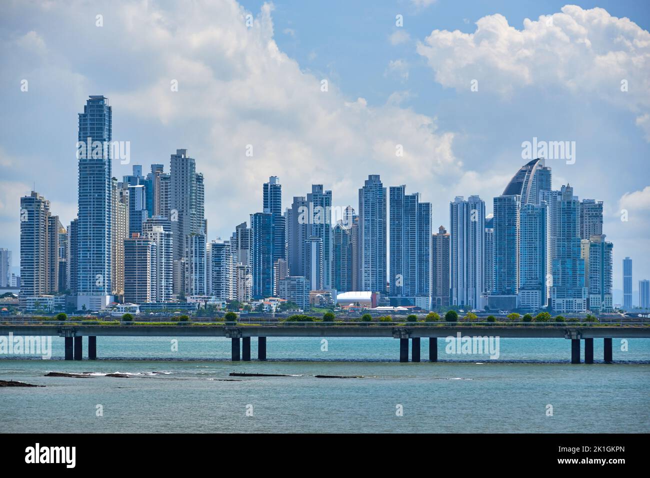 Panama City skyline Stock Photo - Alamy
