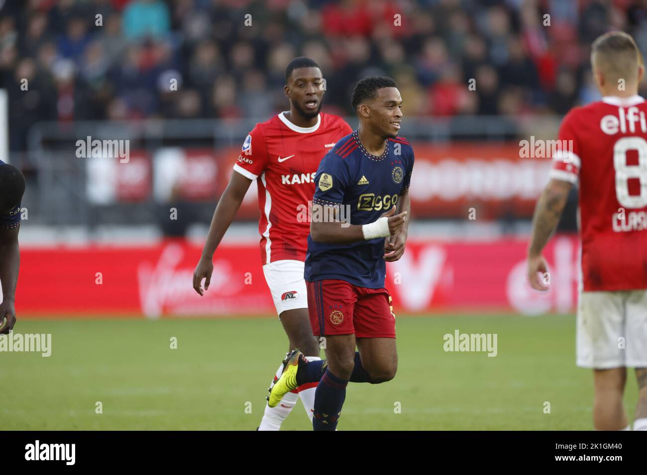 ALKMAAR, 18-09-2022, AFAS Stadium. Dutch football, Eredivisie, season ...