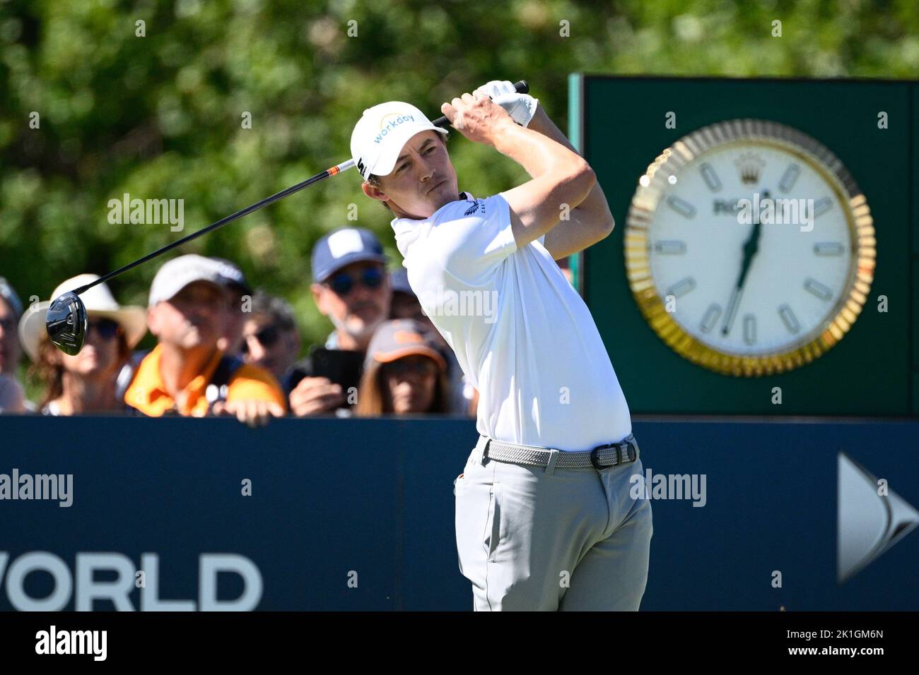Matt Fitzpatrick (ENG) during the DS Automobiles Italian Golf Open 2022 ...