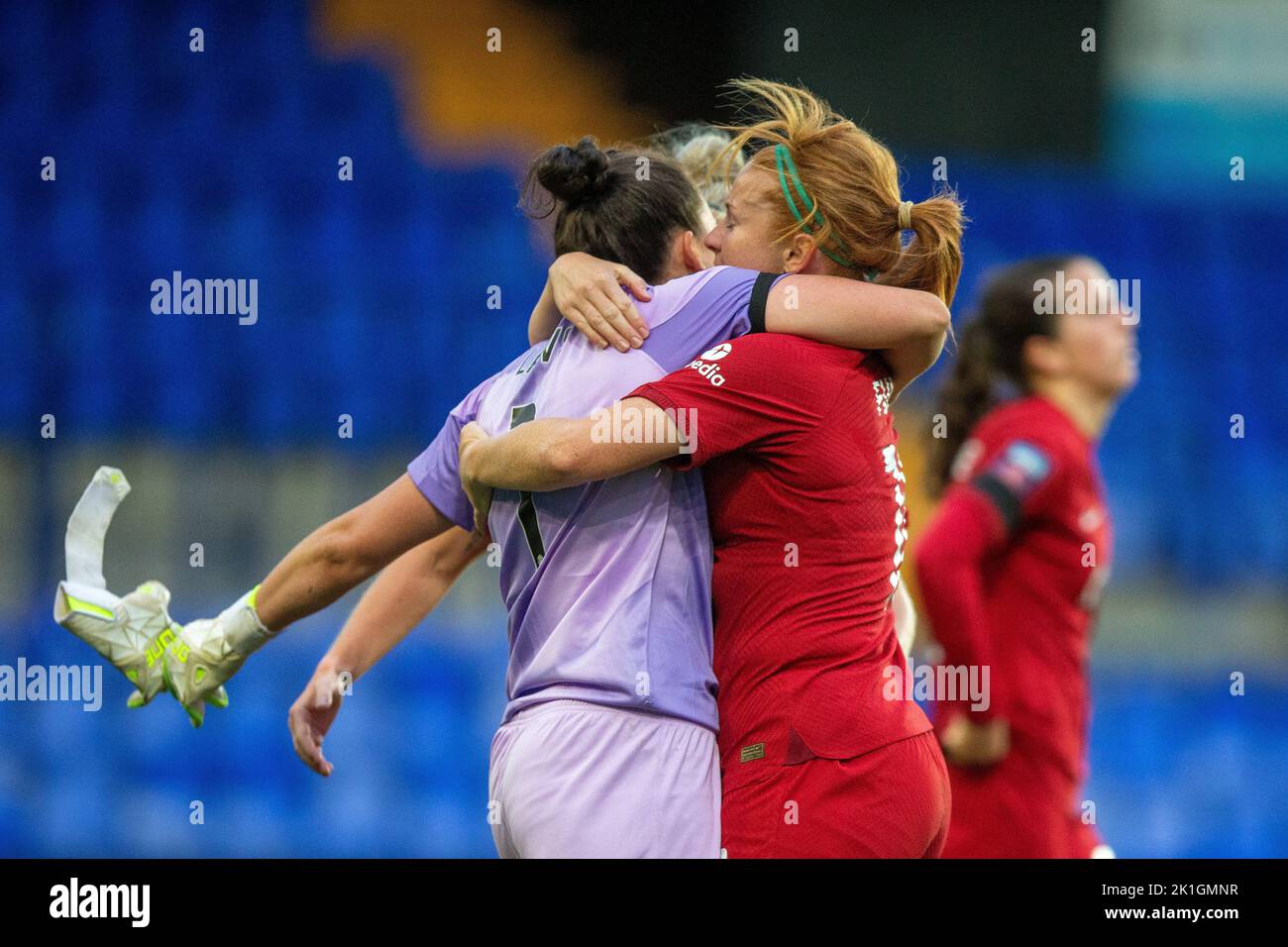 Rachel Furness #10 of Liverpool Women and Rachael Laws #1 of Liverpool ...