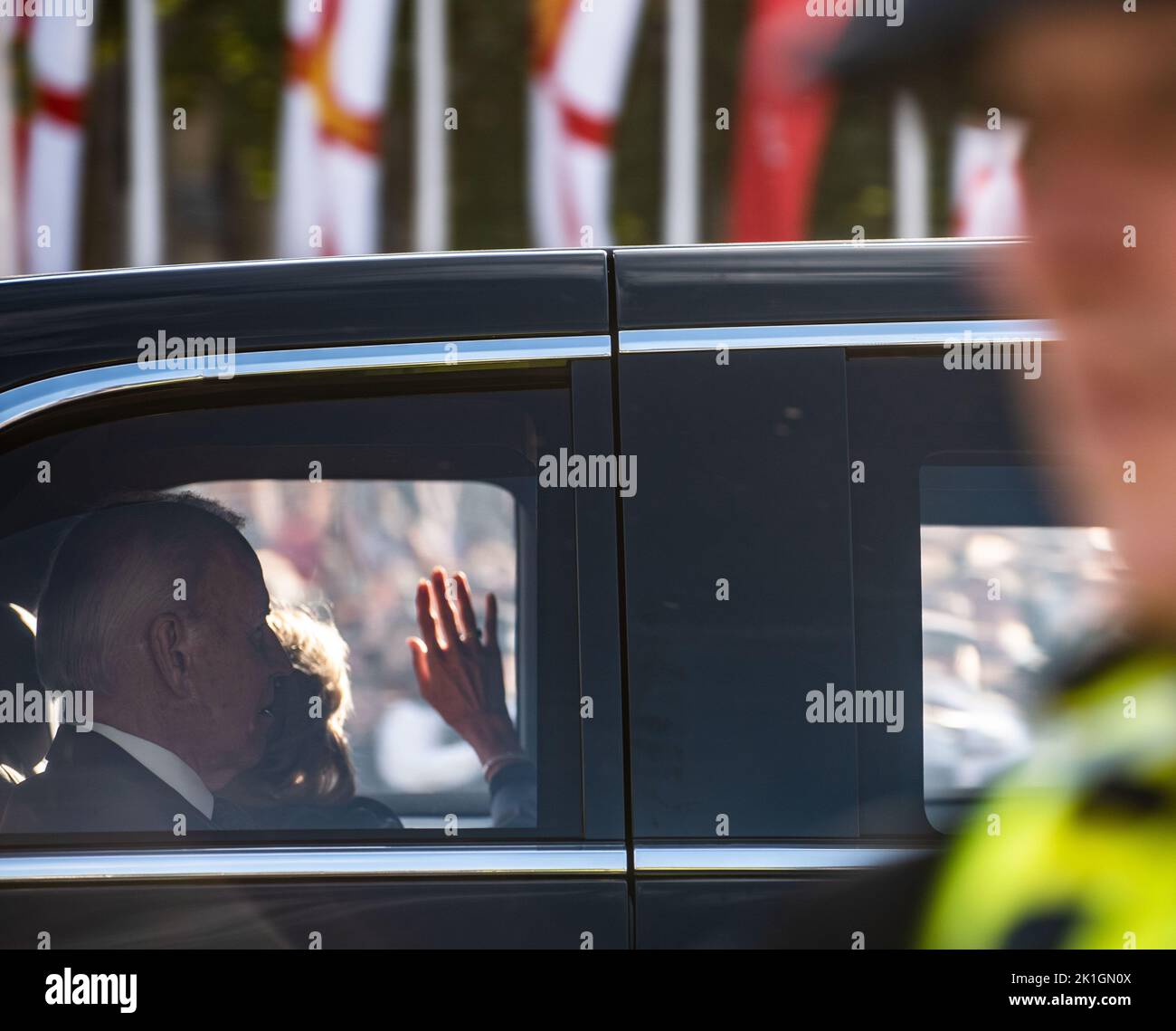 London, UK. 18th Sep, 2022. U.S. President Joe Biden and first lady ...
