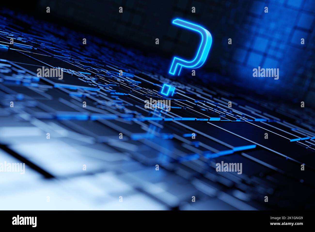 Question mark on particle hi-res stock photography and images - Alamy