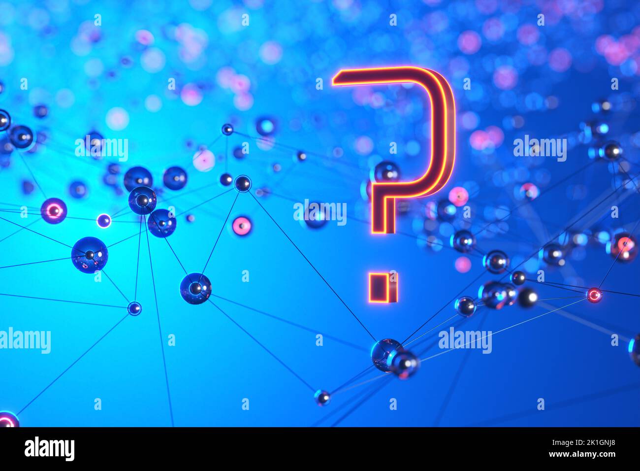 Question mark on an abstract background. Research concept. FAQ concept ...