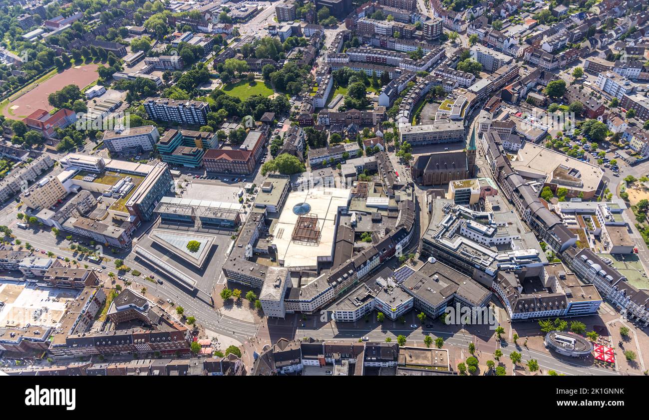 City center with hansa center and bus station hi-res stock photography ...