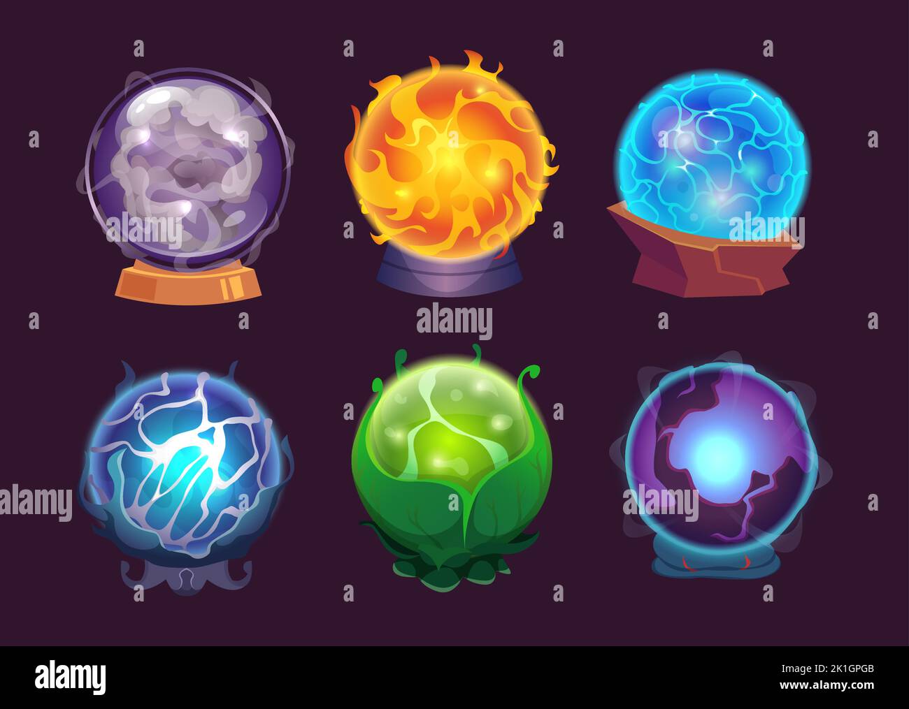 Magic orb. Sphere for future prediction ball for wizards and magician ...