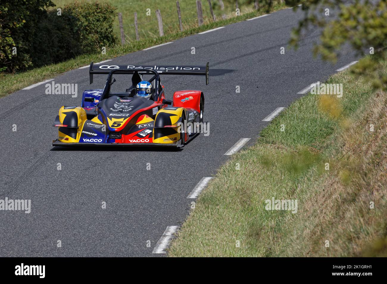 LIMONEST, FRANCE, September 17, 2022 : The annual uphill car race takes ...