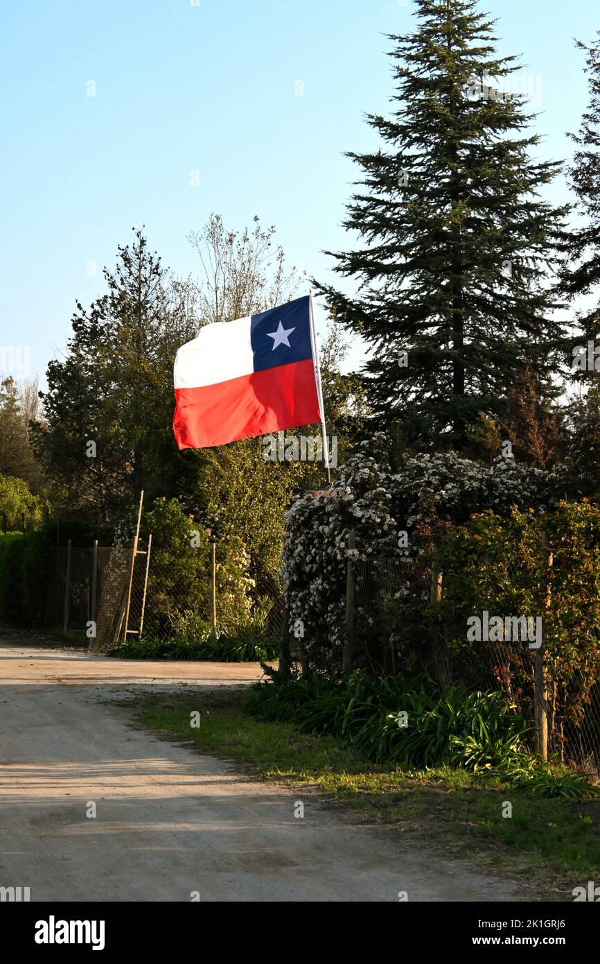 Chile flag symbol hi-res stock photography and images - Alamy
