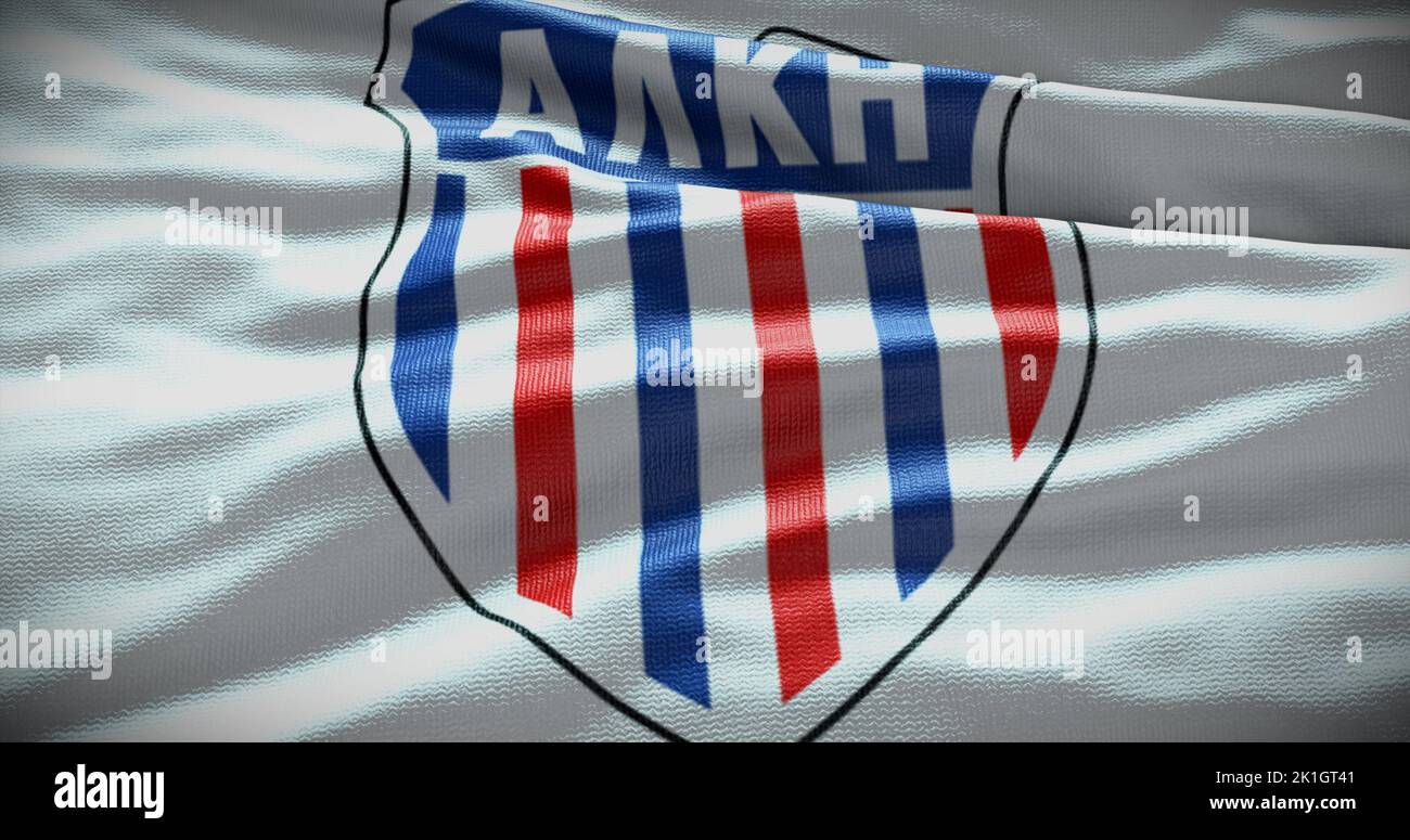 Barcelona, Spain - 17 September 2022: Alki Larnaca FC football club ...