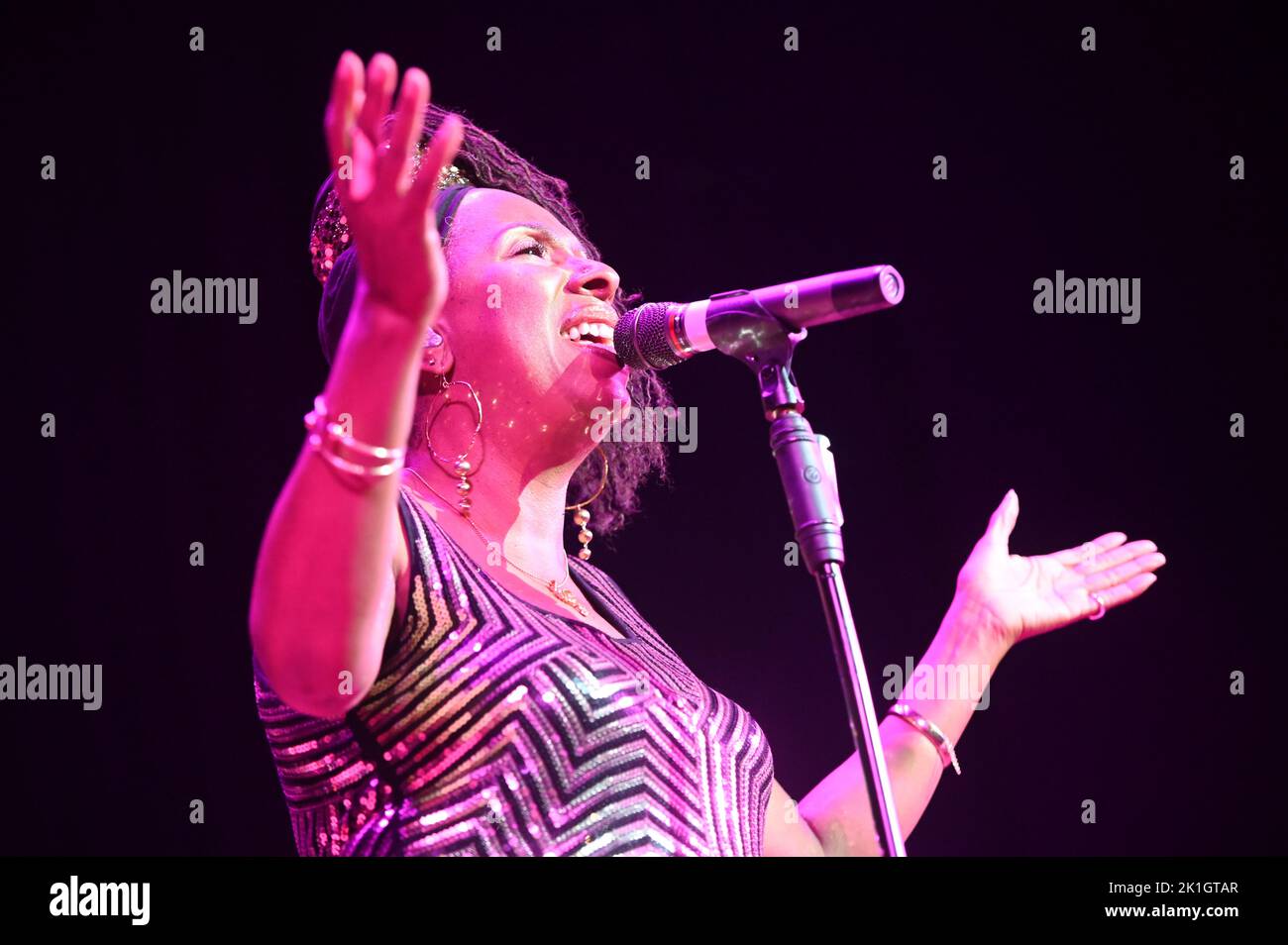 Janet Kay performs live on stage during the Giants Of Soul Tour at ...