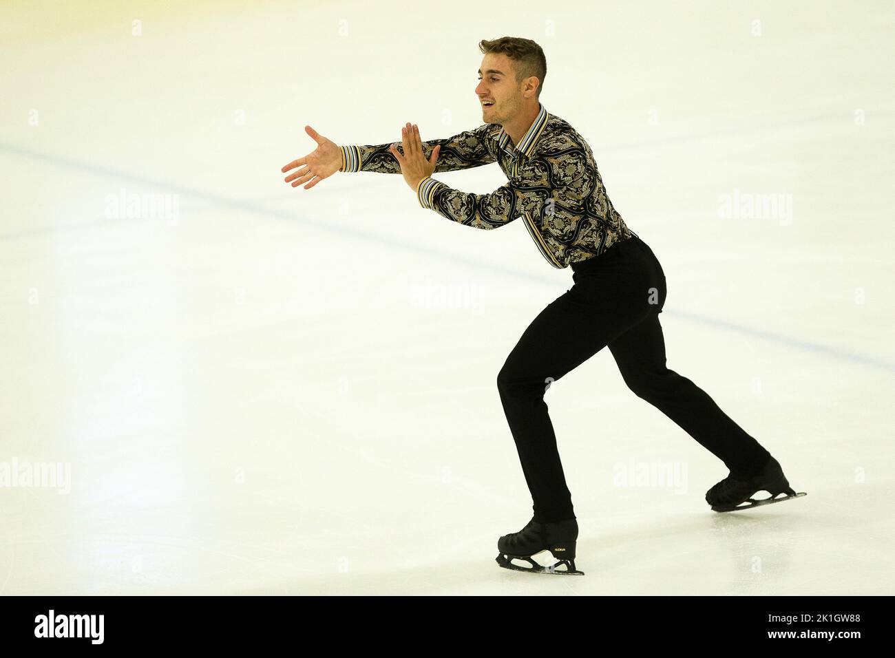 Matteo RIZZO (Ita), men free skating during 2022 ISU Challenger Series ...
