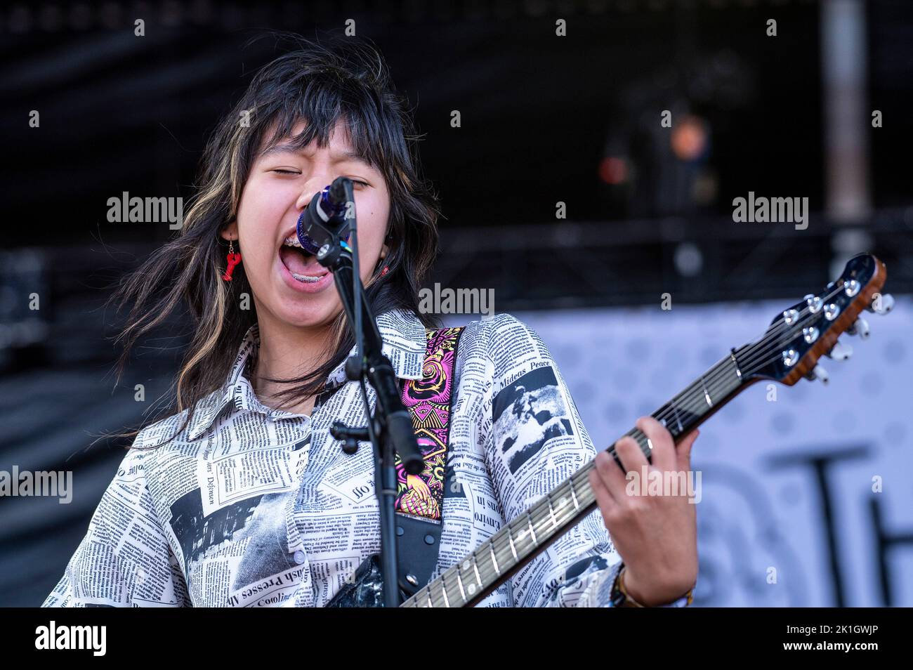 The Linda Lindas perform at Riot Fest in Douglas Park on Sunday ...