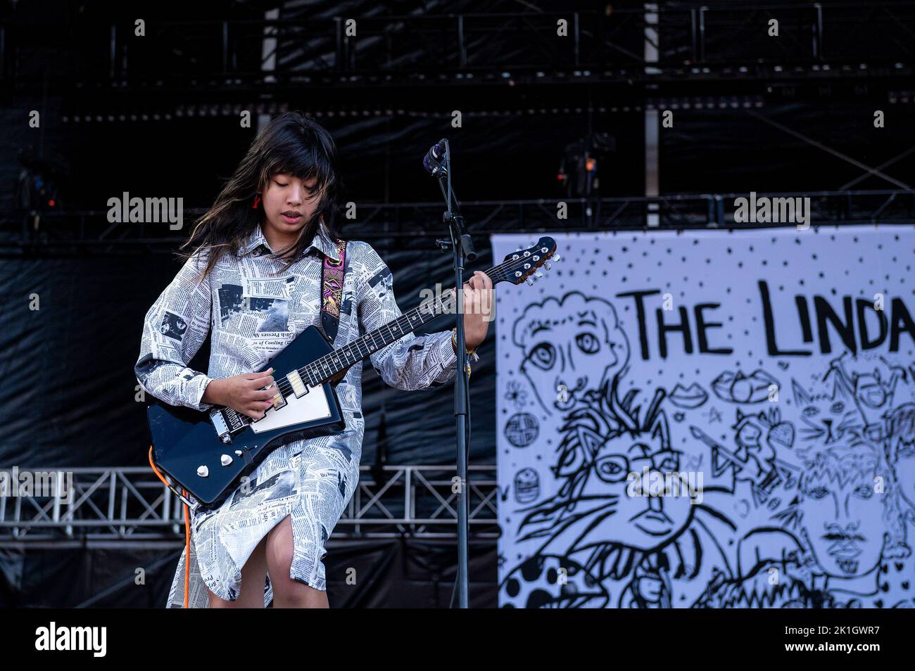 The Linda Lindas perform at Riot Fest in Douglas Park on Sunday ...