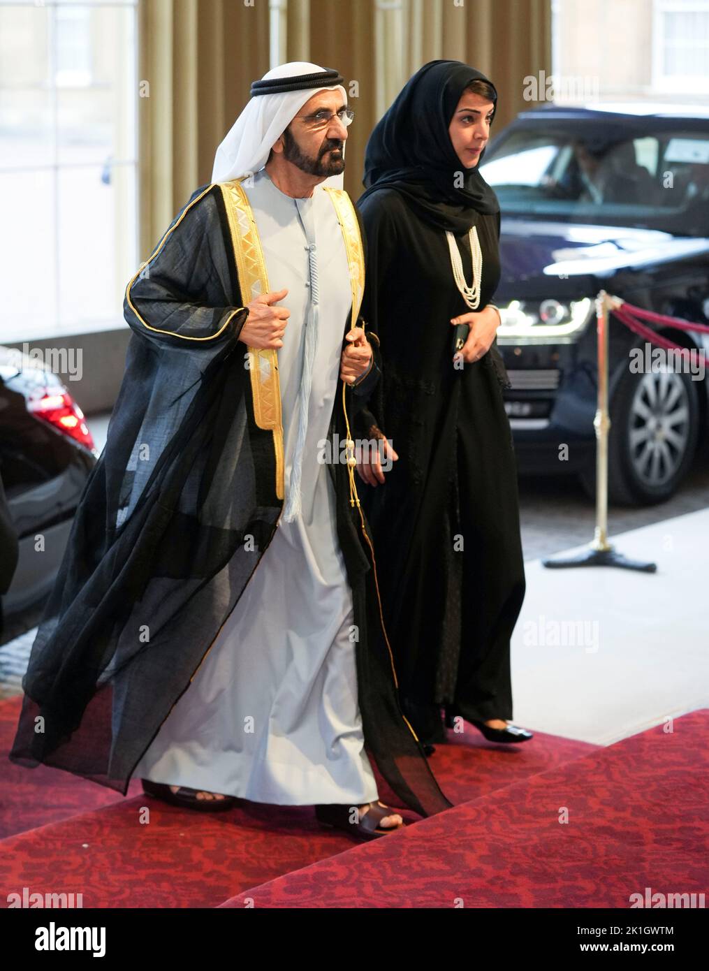 Sheikh Mohammed bin Rashid Al Maktoum arrives for a reception hosted by ...