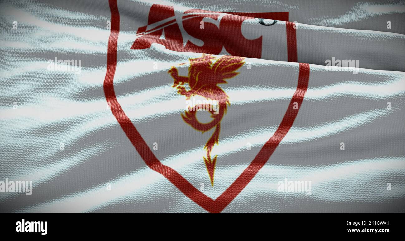 Barcelona, Spain - 17 September 2022: AS Cannes FC football club ...