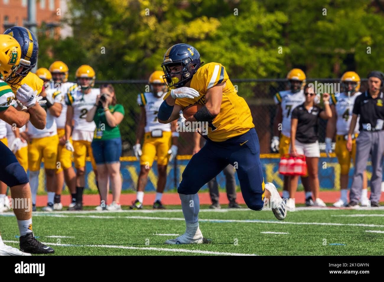 September 17, 2022: University of Rochester running back Daniel ...